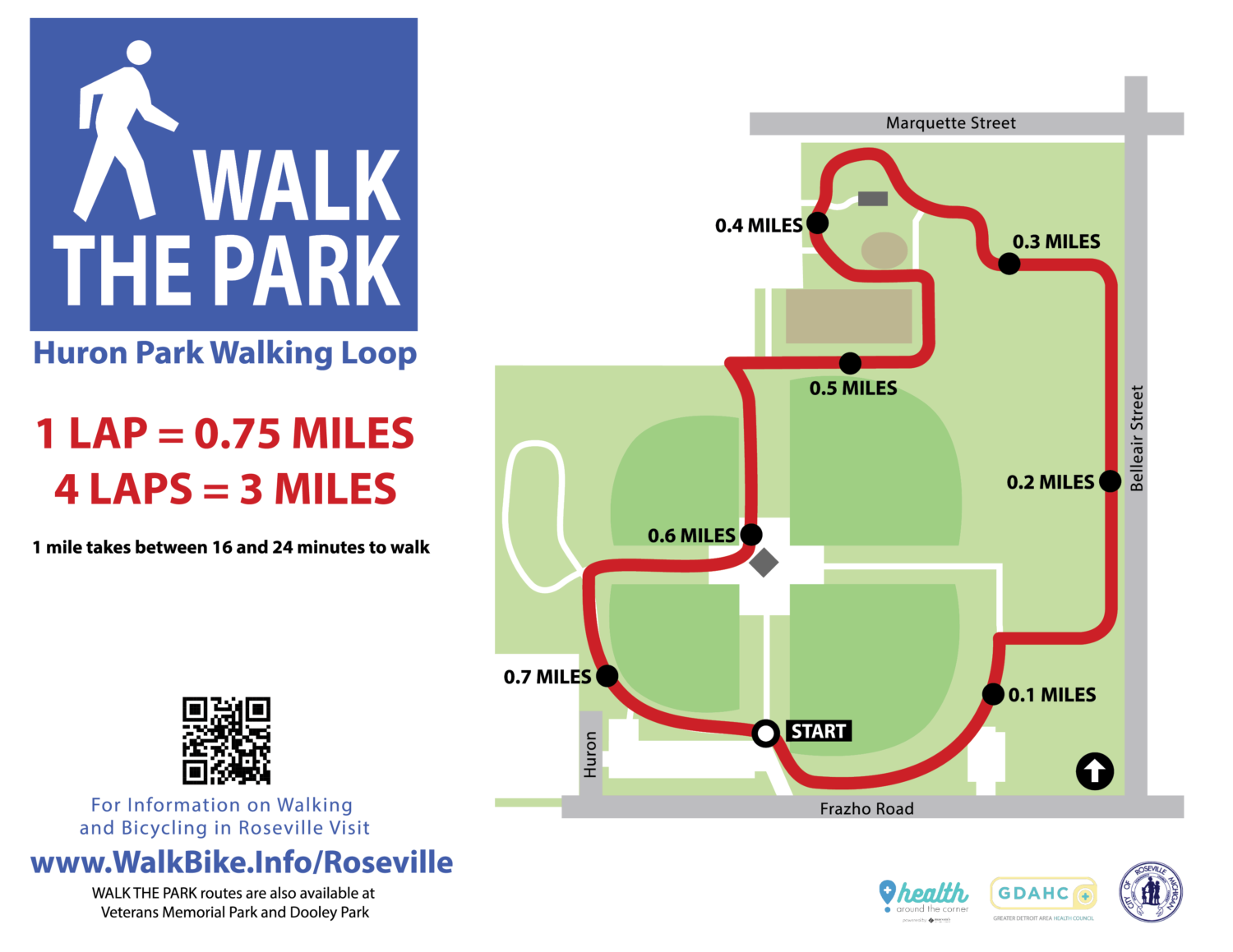 Huron Park - WalkBike.Info